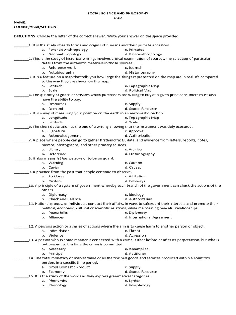 Lesson 2 SSP Quiz | PDF | Map | Phonology