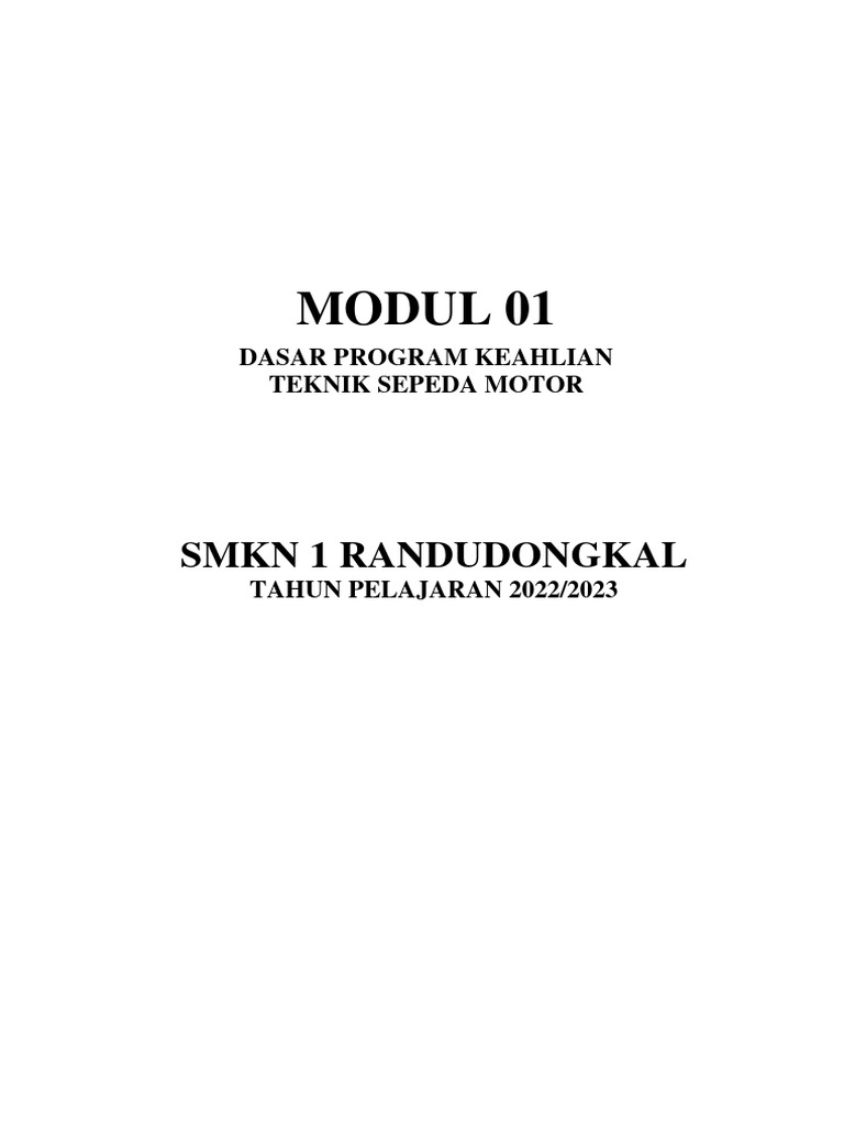 MODUl DPK X | PDF