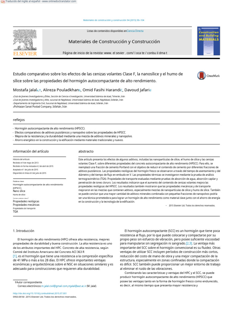 RETRACTED Comparative Study On Effects of Class F Fly As - 2015 ... RETRACTED Comparative Study On Effects of Class F Fly As - 2015 ...