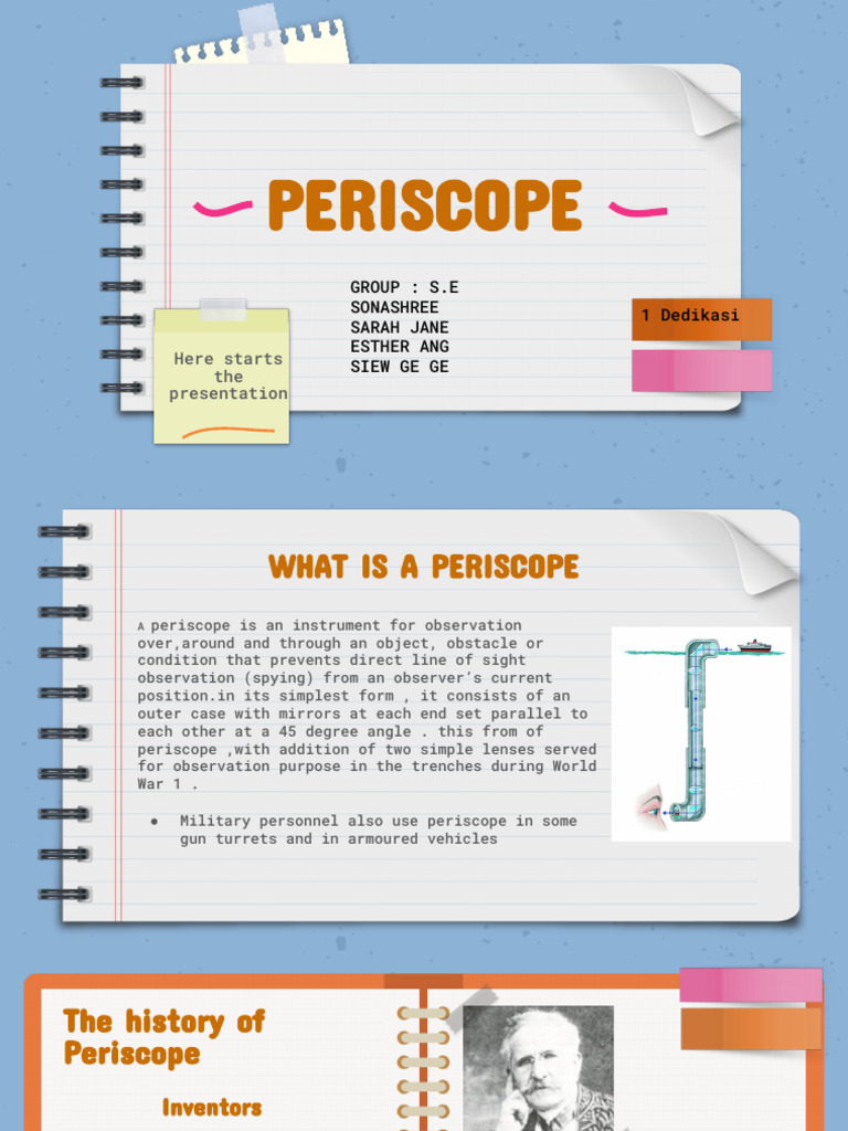 Understanding Periscopes: History & Uses | PDF | Optical Devices ...