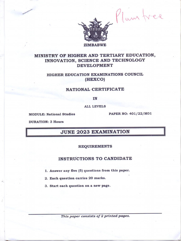 Nass June 23 Plumtree | PDF