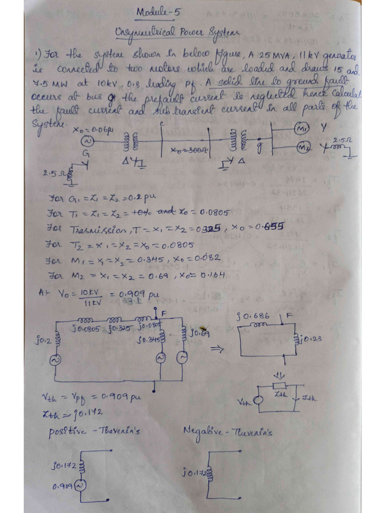Power System Analysis Module 5 VTU | PDF
