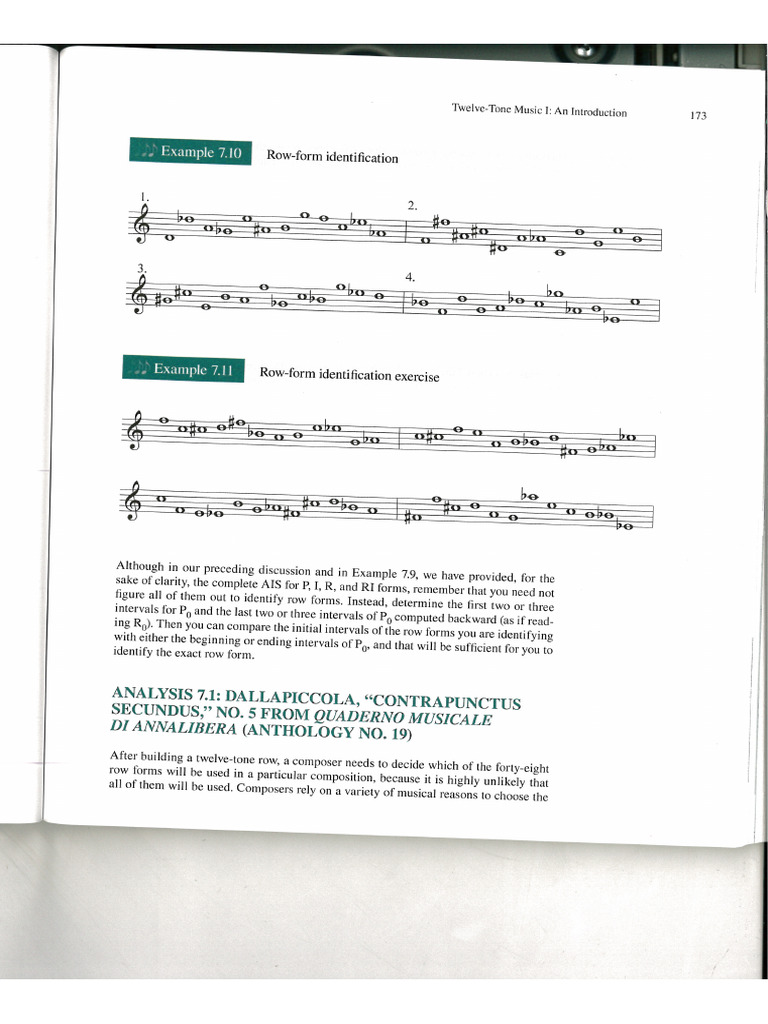 Chapter 7 - Dallapiccola, Contrapunctus Secundus | PDF