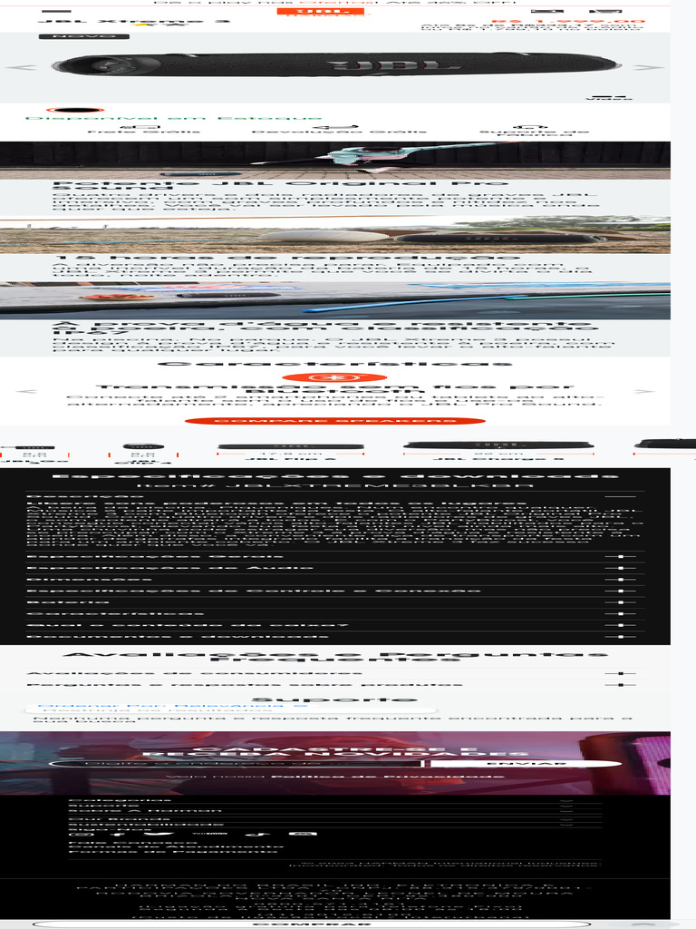 JBL Xtreme 3 Alto-falante portátil à prova d'água | PDF | Computadores móveis | Tecnologia da ...