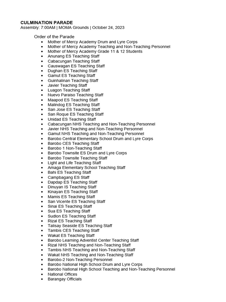Order of The Parade | PDF | Fraternities And Sororities | Sex Segregation