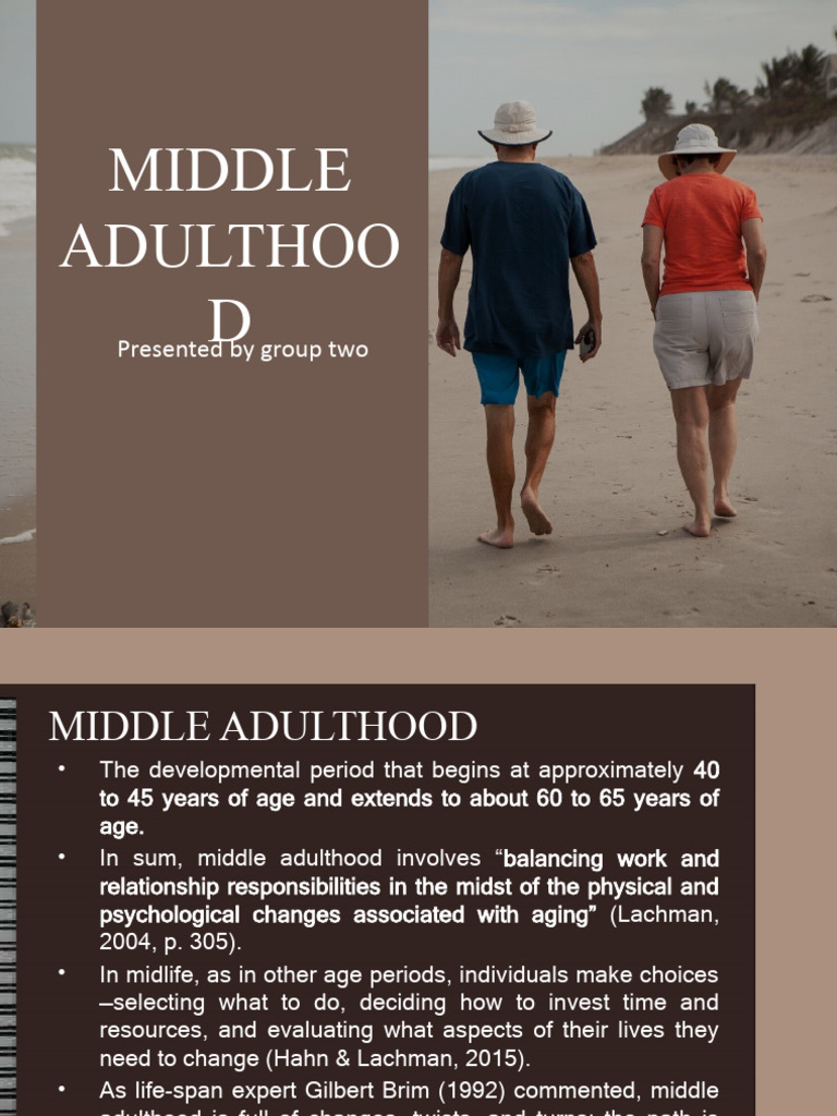 Middle Adulthood | PDF | Menopause | Stress (Biology)