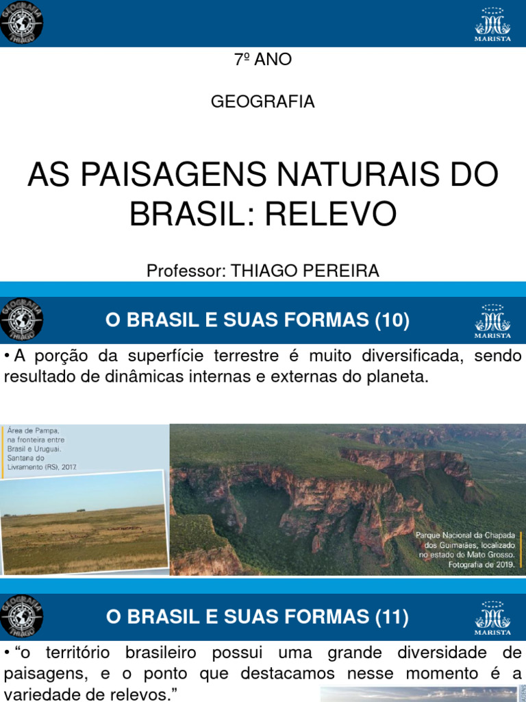 GEO 7º - 2022-08-30 Até 09-02 - AS PAISAGENS NATURAIS DO BRASIL | PDF ...