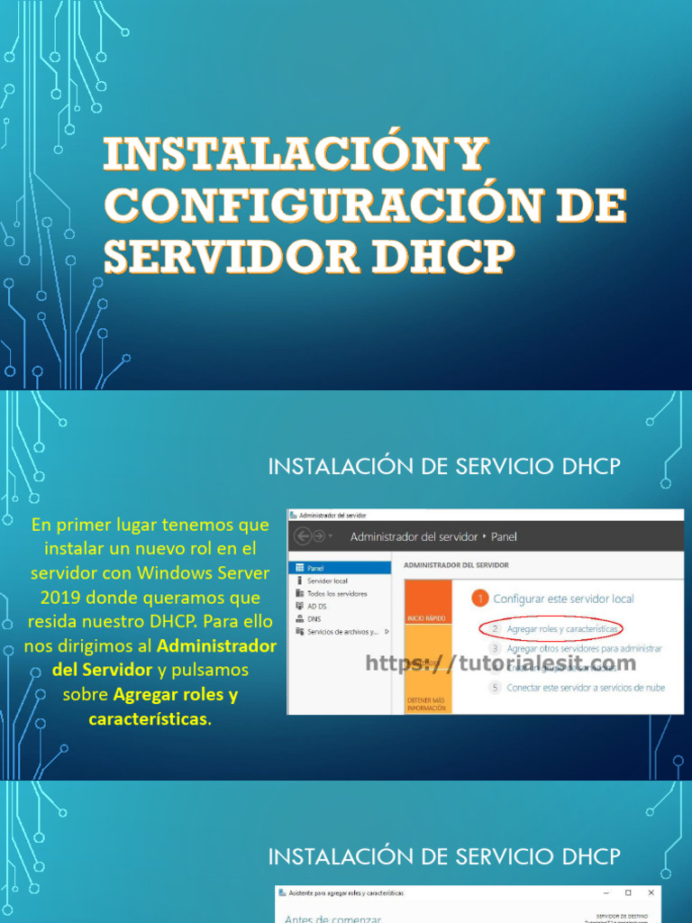 Instalación y Configuración de Servidor Dhcp | PDF | Dirección IP | Estándares de red