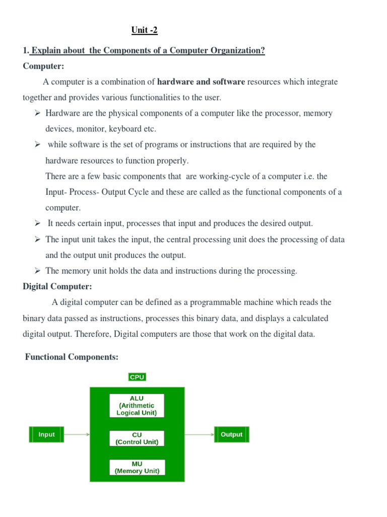 Unit - 2 COA | PDF | Integrated Circuit | Cmos