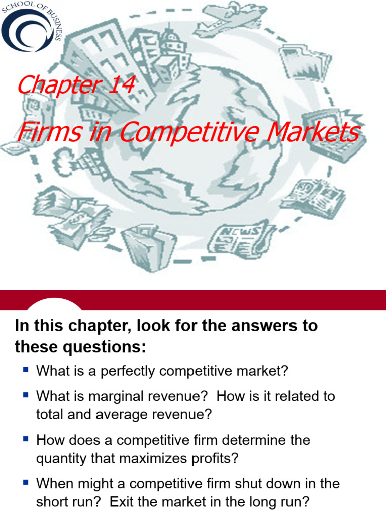 Lecture 10 - Chapter 14 - Firms in Competitive Markets | PDF | Perfect ...