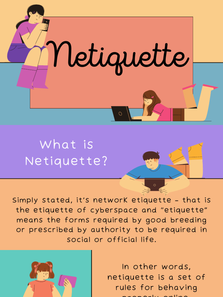 NETIQUETTES | PDF | Online And Offline | Communication
