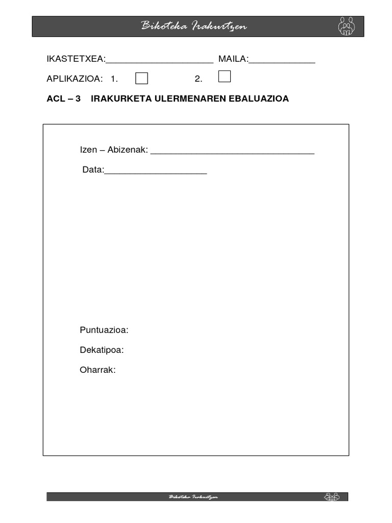 ACL - 3. Ulermen Froga | PDF