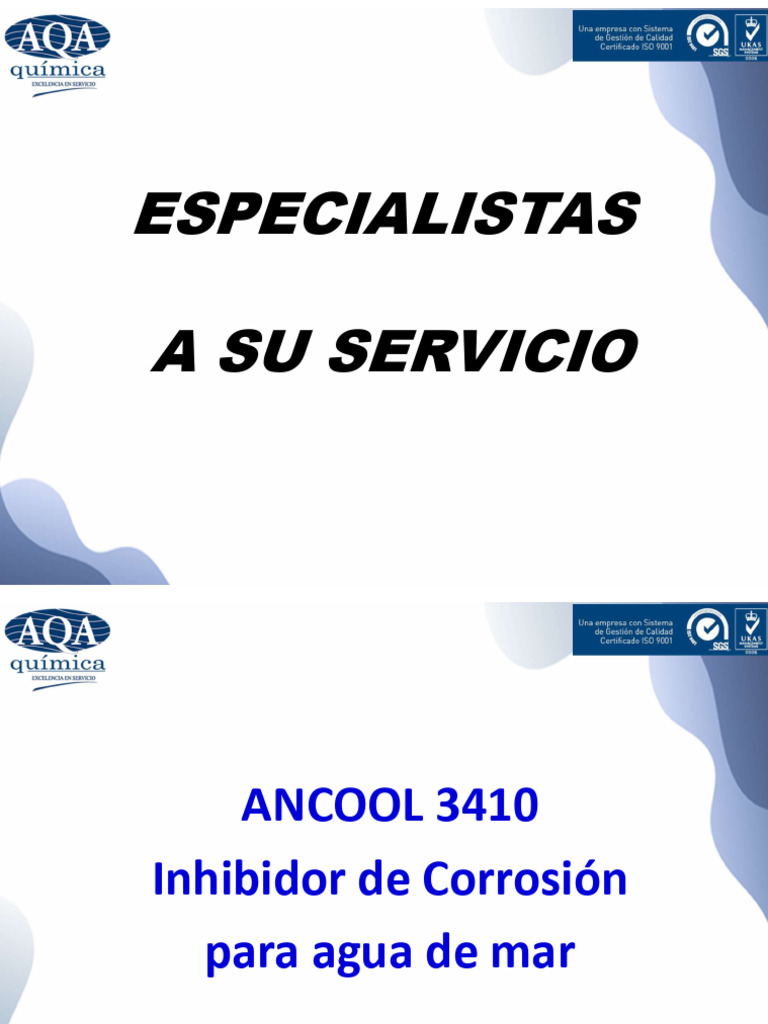Inhibidor de Corrosión ANCOOL 3410 | PDF