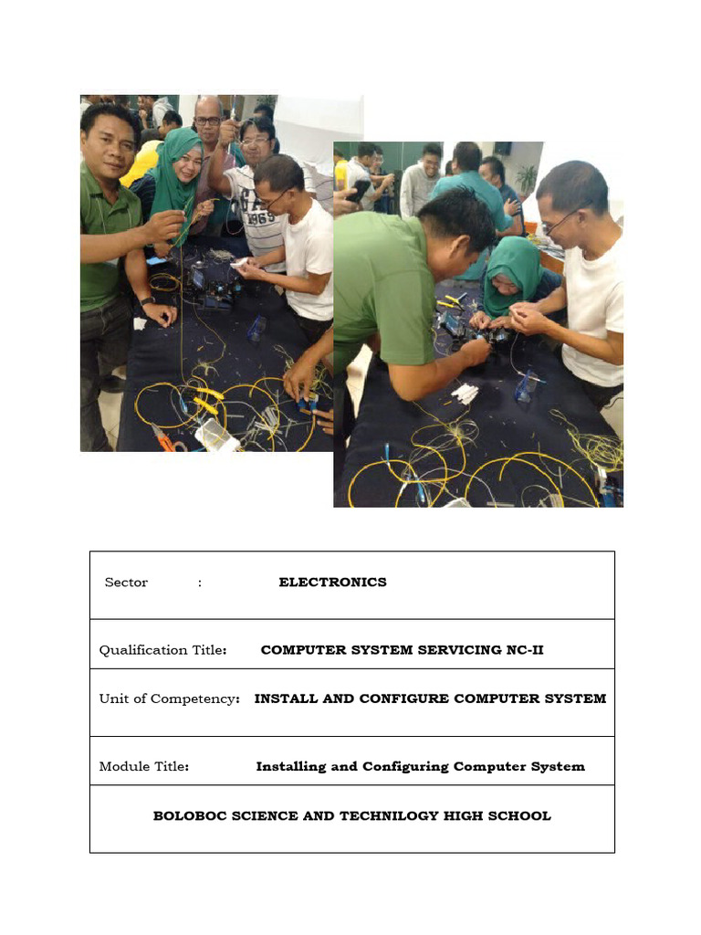 Tesda Portfolio | PDF | Computer Network | Installation (Computer Programs)