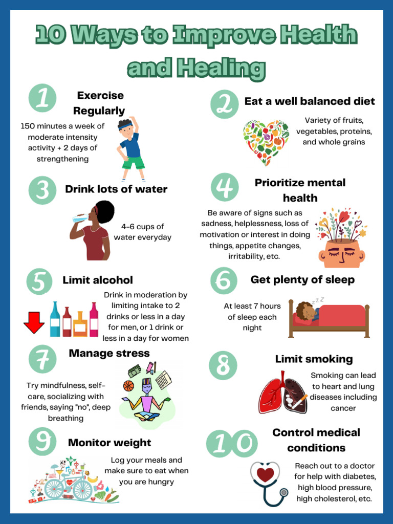 10 Ways To Improve Health and Healing 1 | PDF | Clinical Medicine ...