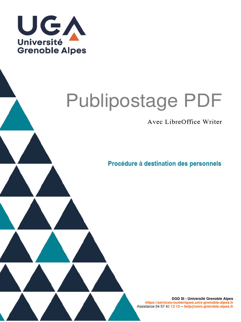 Publipostage PDF avec LibreOffice Writer | PDF | Informatique ...