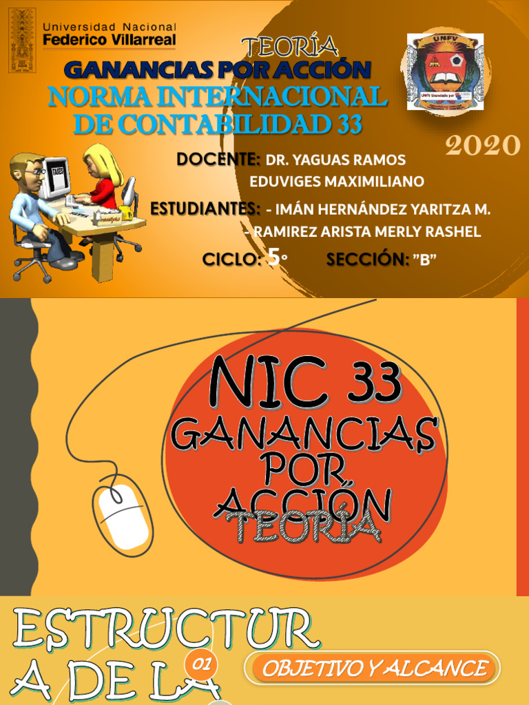 NIC 33 - Ganancias Por Acción (Teoría) | PDF | Compartir (Finanzas) | Opción (Finanzas)