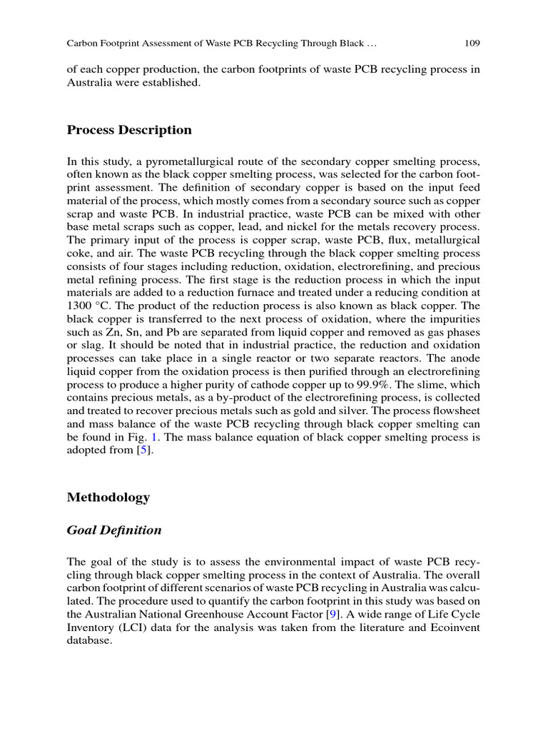 Carbon Footprit Assessment 3 | PDF | Smelting | Redox