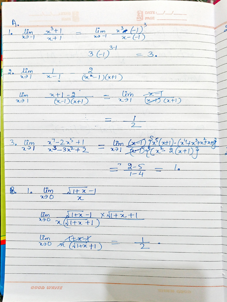 Test Limits Answer Key | PDF