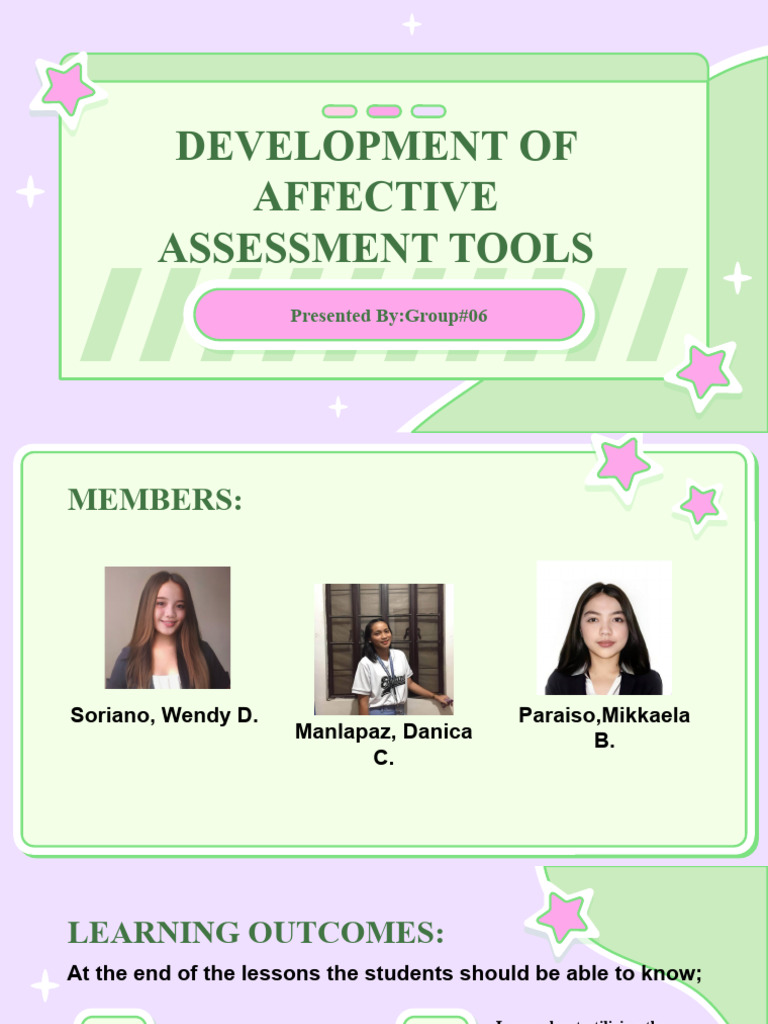 Affective Assessment Tools Development | PDF | Educational Assessment | Psychology