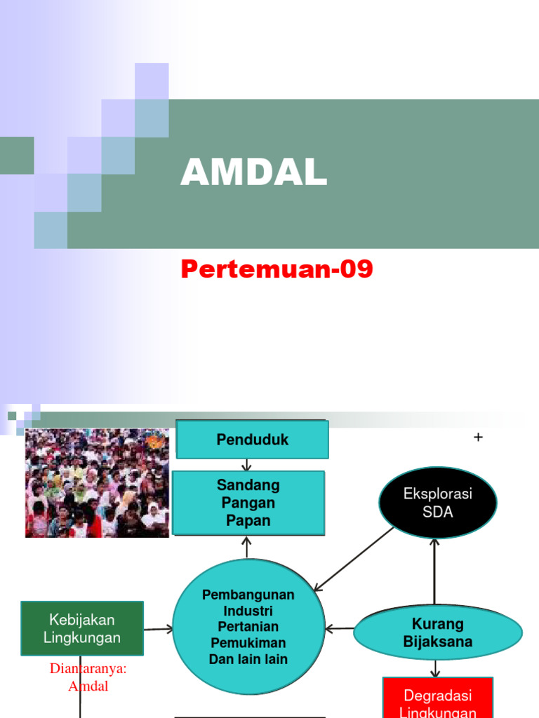 Teknik Lingkungan Pertemuan 9 - Amdal | PDF
