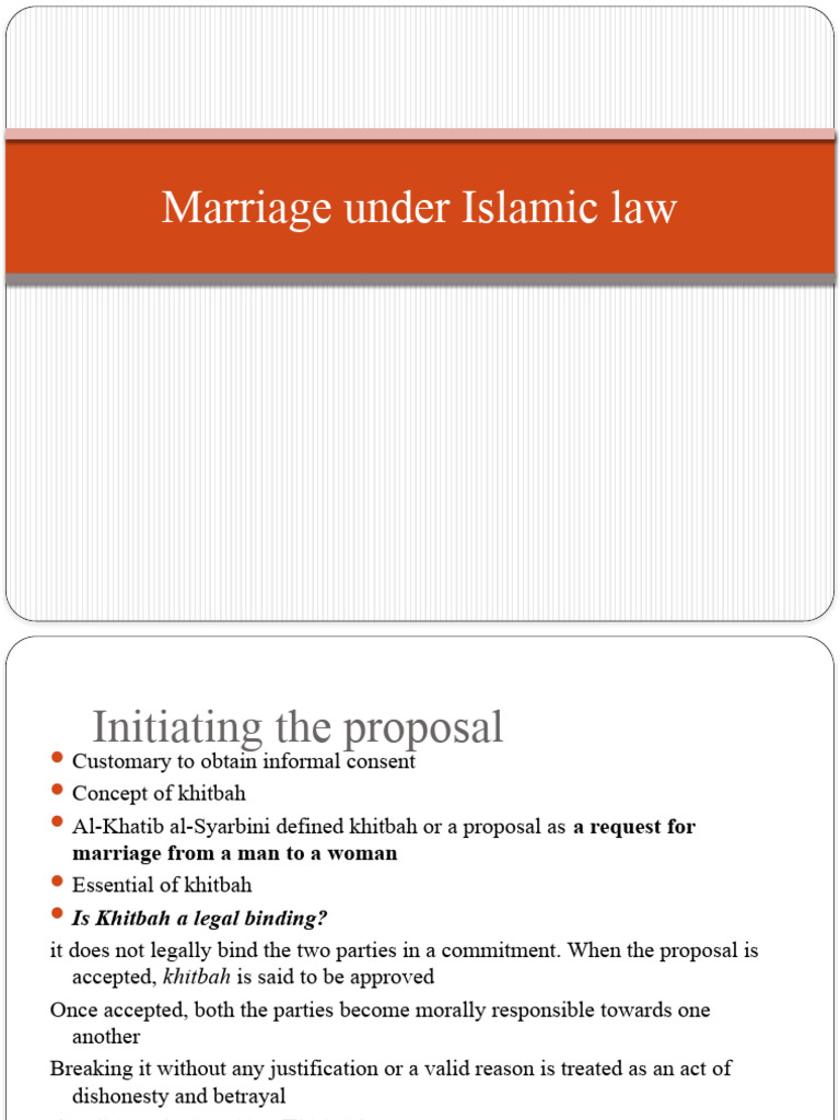 Marriage Under Islamic Law 27022023 113237am 09102023 100017am | PDF | Marriage | Abrahamic ...