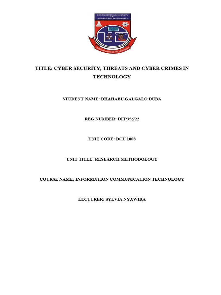 Cyber Security Research Pdf Security Computer Security