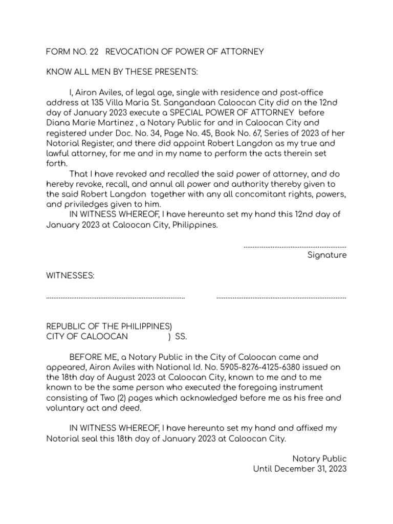 Form No. 22 23 | PDF | Lease | Law Of Obligations