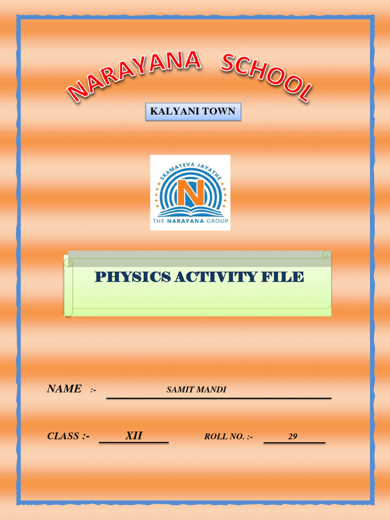 Physics Activity File Cover 5 | PDF | Science & Mathematics