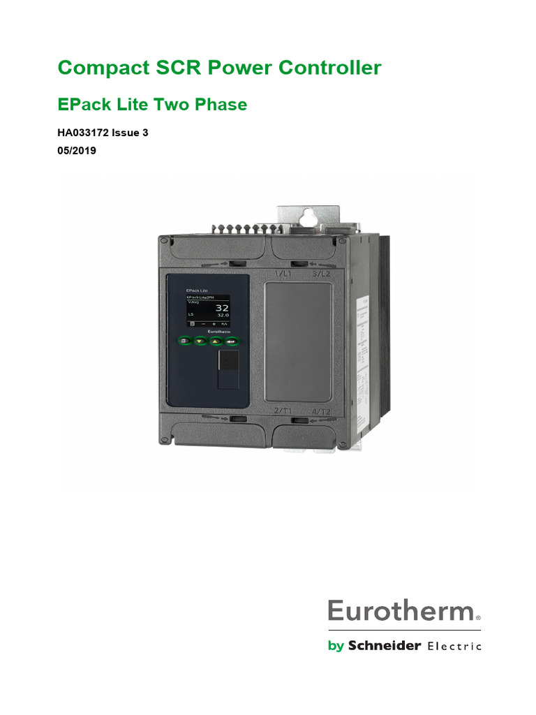 HA033172 - 3 - EPackLITE - 2PH - Power Controller - User - Guide | PDF | Electrical Wiring ...