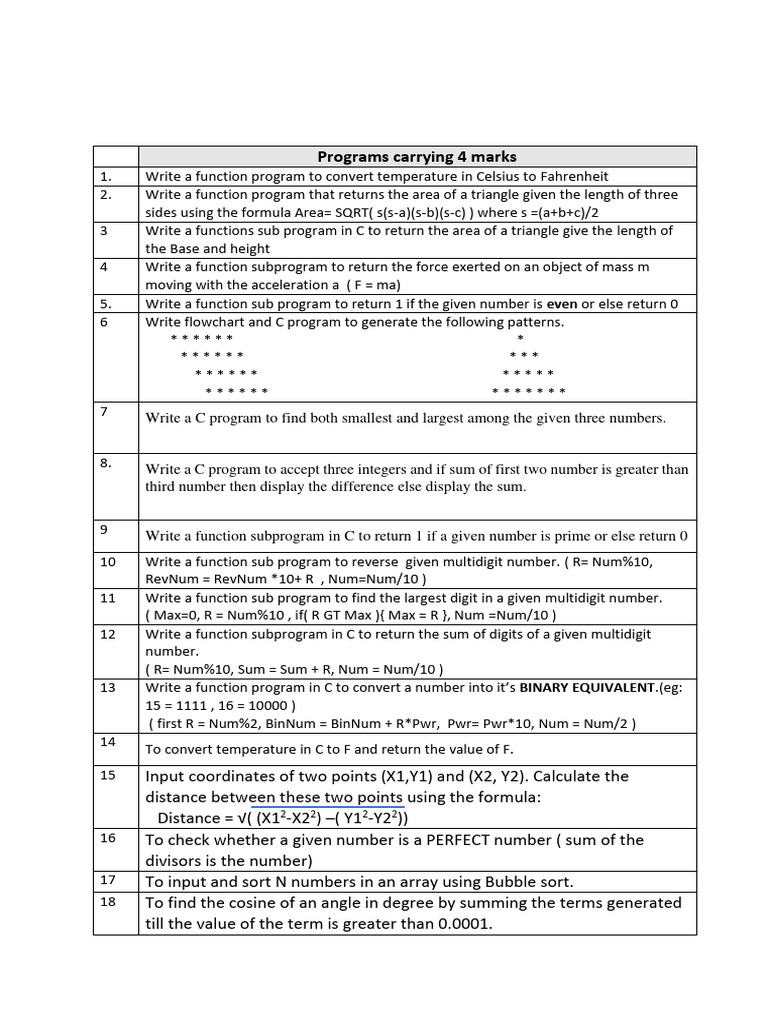 C Programming C Coding Question Bank Pdf Variable Computer Science Pointer Computer 0688