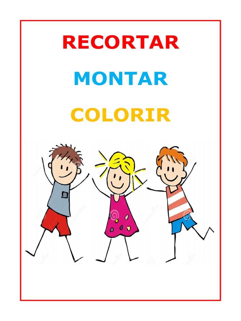Desenhos para Recortar e Montar | PDF