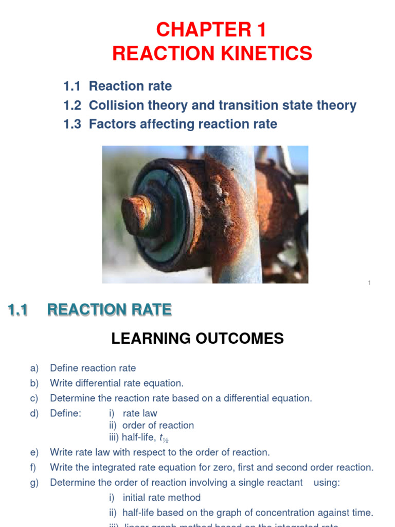 1.0 Reaction Kinetic 22 - 23 (REVIEWED) | PDF | Reaction Rate ...