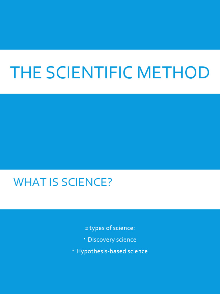 Scientific Method | PDF | Hypothesis | Experiment