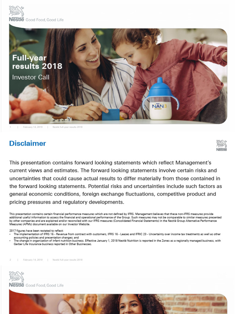 2018 Full Year Results Investor Presentation | PDF | Free Cash Flow ...