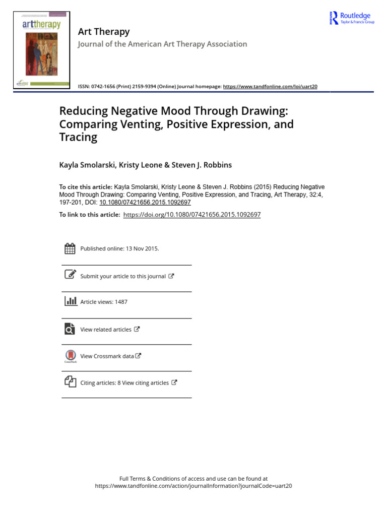 Mood Improvement Through Drawing Techniques | PDF | Mood (Psychology ...