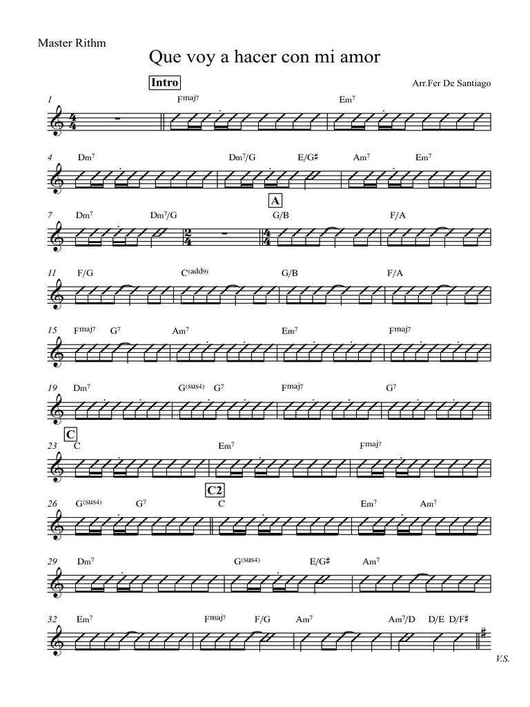 Que Voy A Hacer-Que Lastima - Master Rithm | PDF
