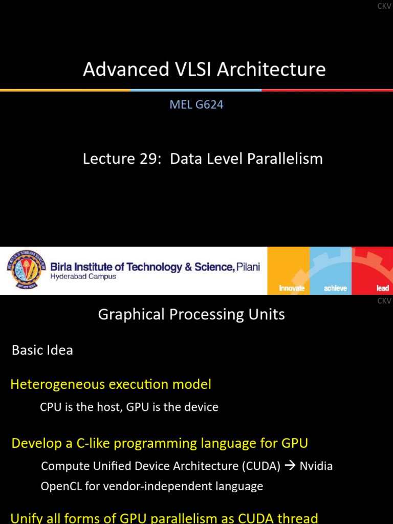Lecture 29 GPU Architecture Example | PDF | Thread (Computing ...