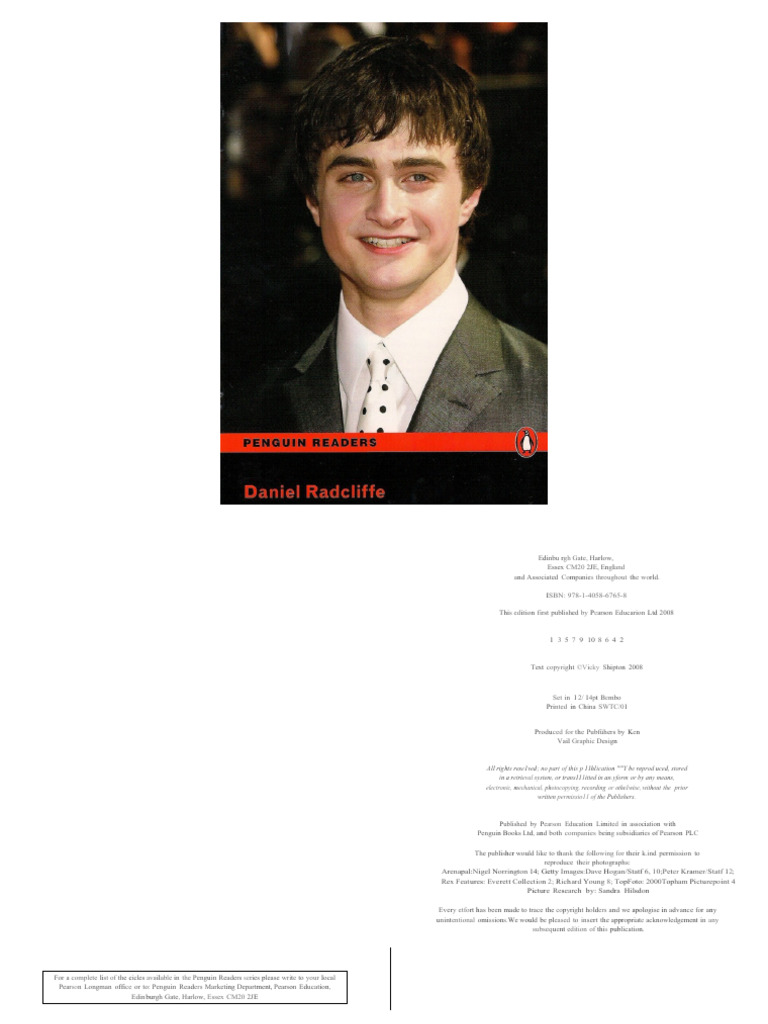 Libro Daniel Radcliffe | PDF | Harry Potter