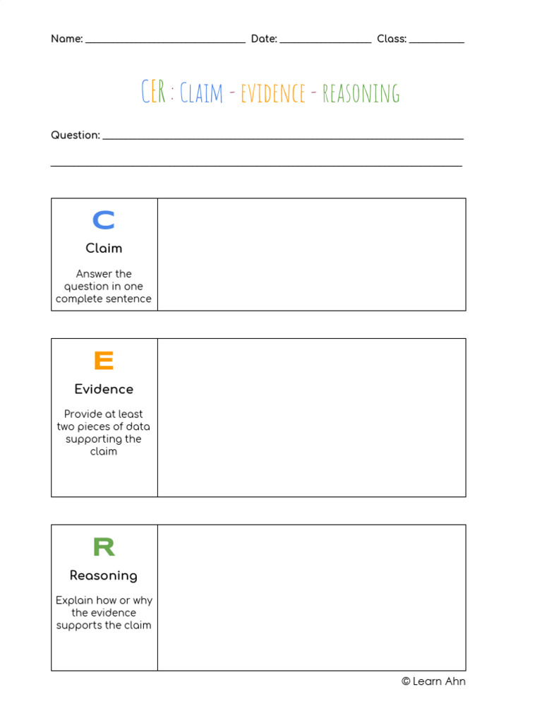 CER Template | PDF