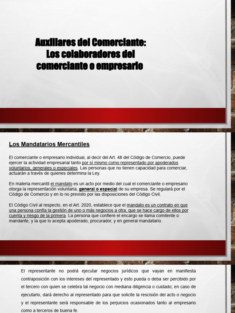 Auxiliares Del Comerciante | PDF