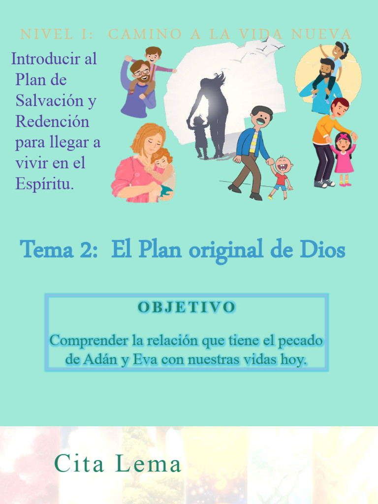 Tema 2 El Plan Original de Dios | PDF | Teología | Creencia religiosa y doctrina