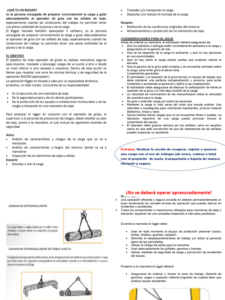 Qué Es Un Rigger | PDF