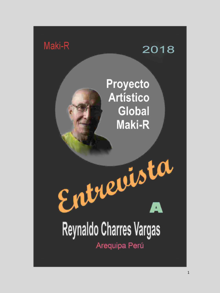 Entrevista Al Prof. Reynaldo Charres Vargas-PROYECTO MAKI-R 2018 | PDF | Evidencia | Internet