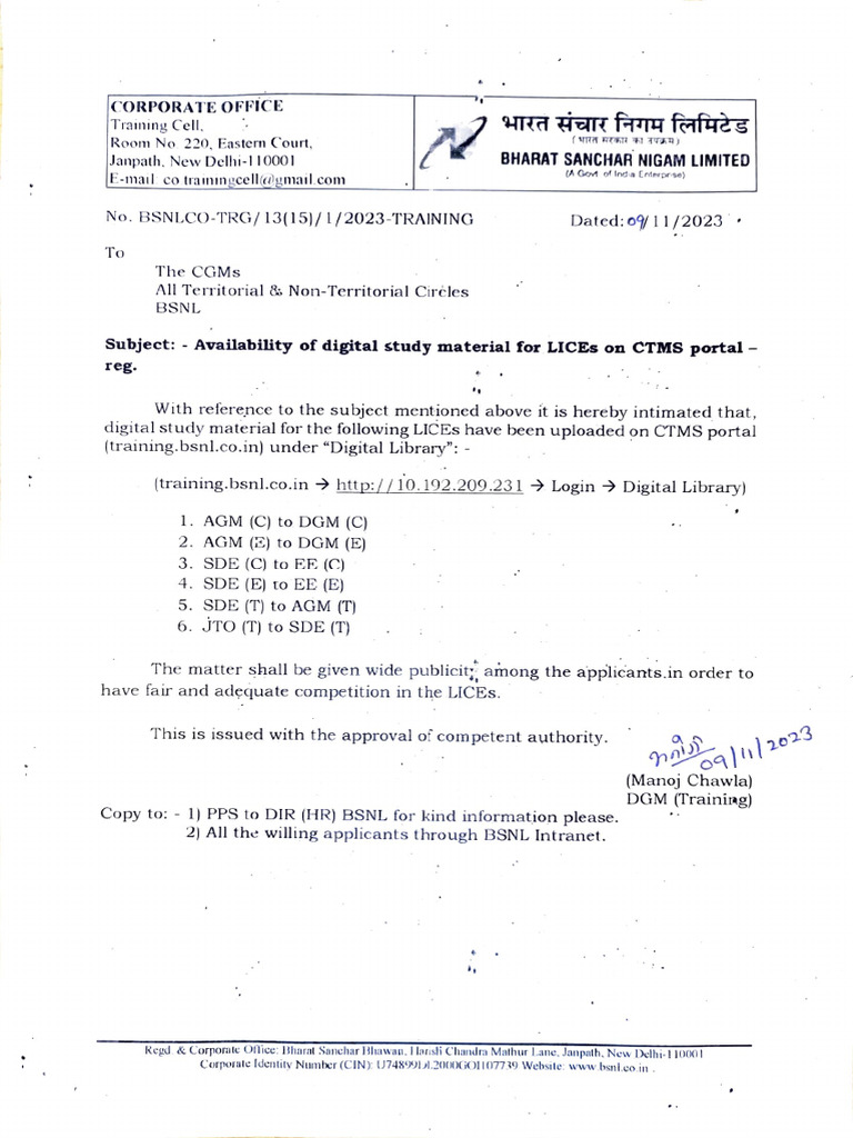 Lice Study Material Pdf