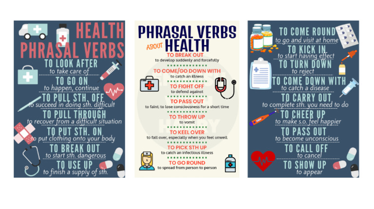 Phrasal Verbs Health | PDF