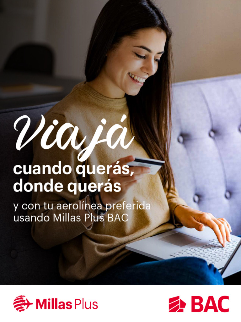 Catálogo Acumulación Millas Plus - BAC Credomatic | PDF | Dólar de los ...
