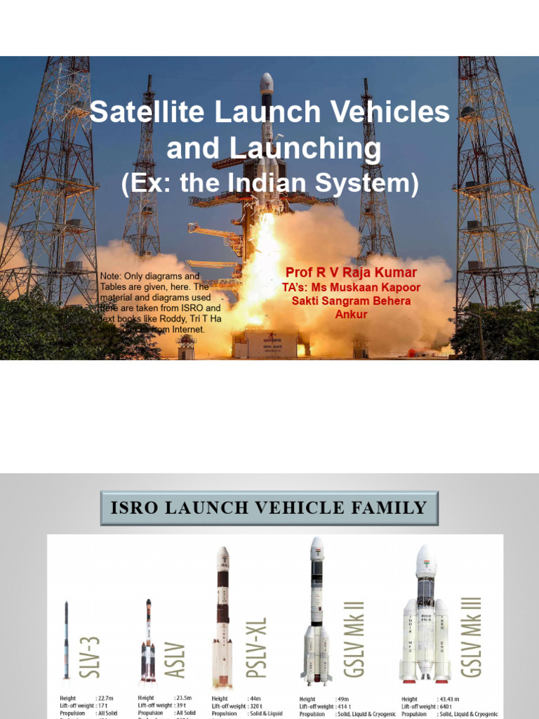 Satellite_launch_vehicles_and_launching | PDF | Multistage Rocket ...