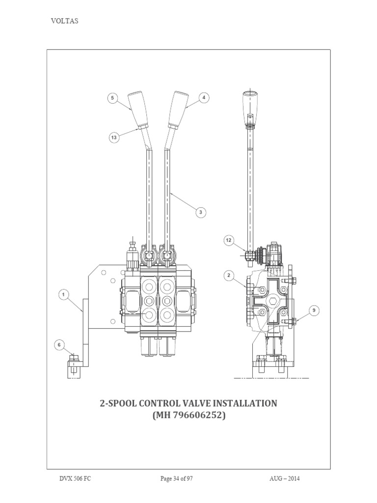 2-Spool Control Valve Installation Guide | PDF