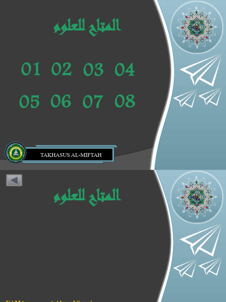 Tkhosus Al Miftah | PDF